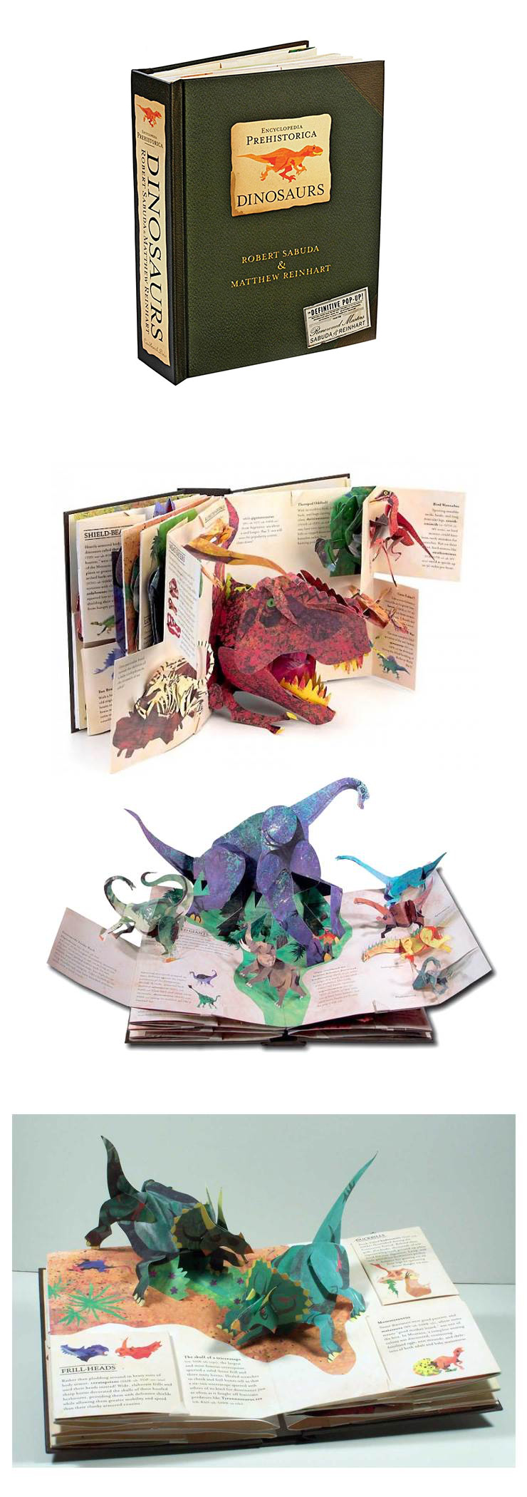 (원서) 공룡 팝업북 Encyclopedia Prehistorica : Dinosaurs Pop-Up Book ...