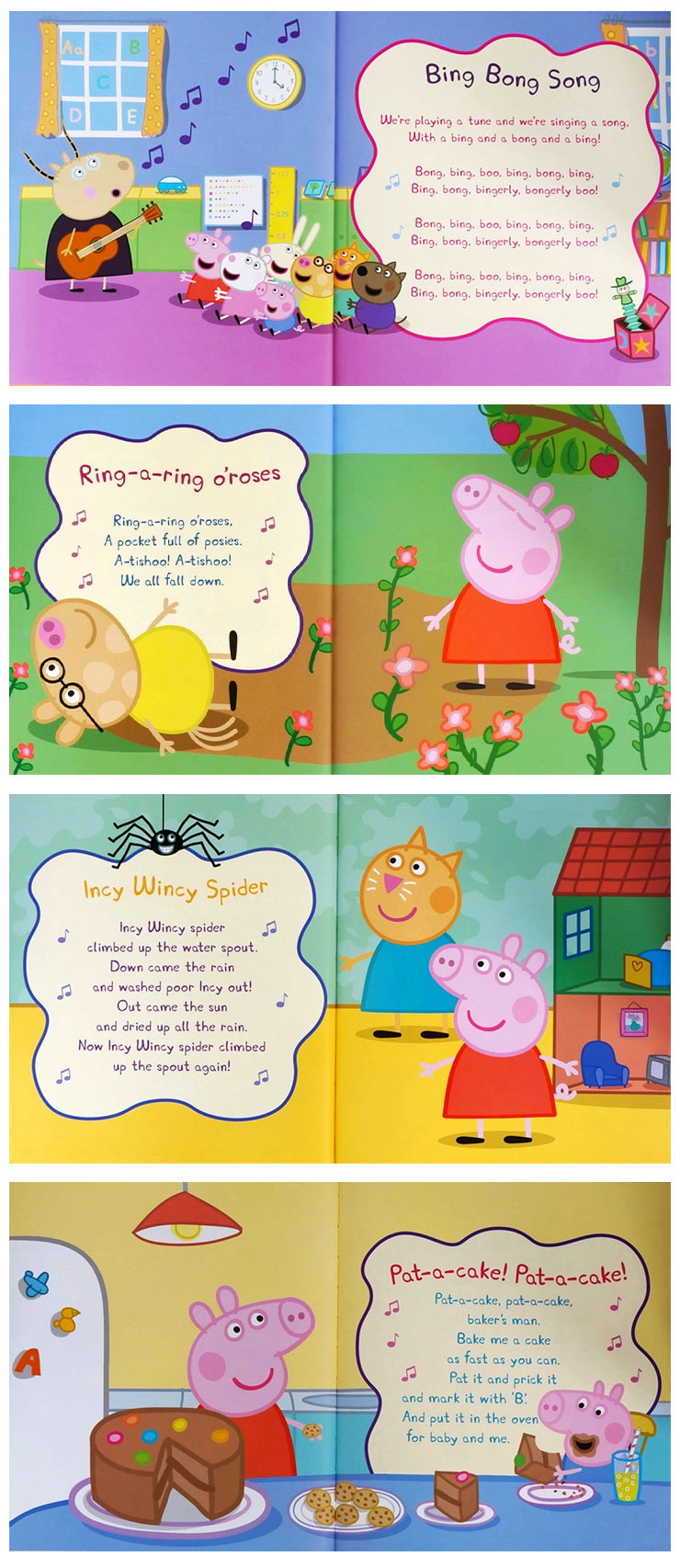 ★홀세일★[원서] 페파피그 Peppa Pig : Nursery Rhymes and Songs (Paperback Book ...