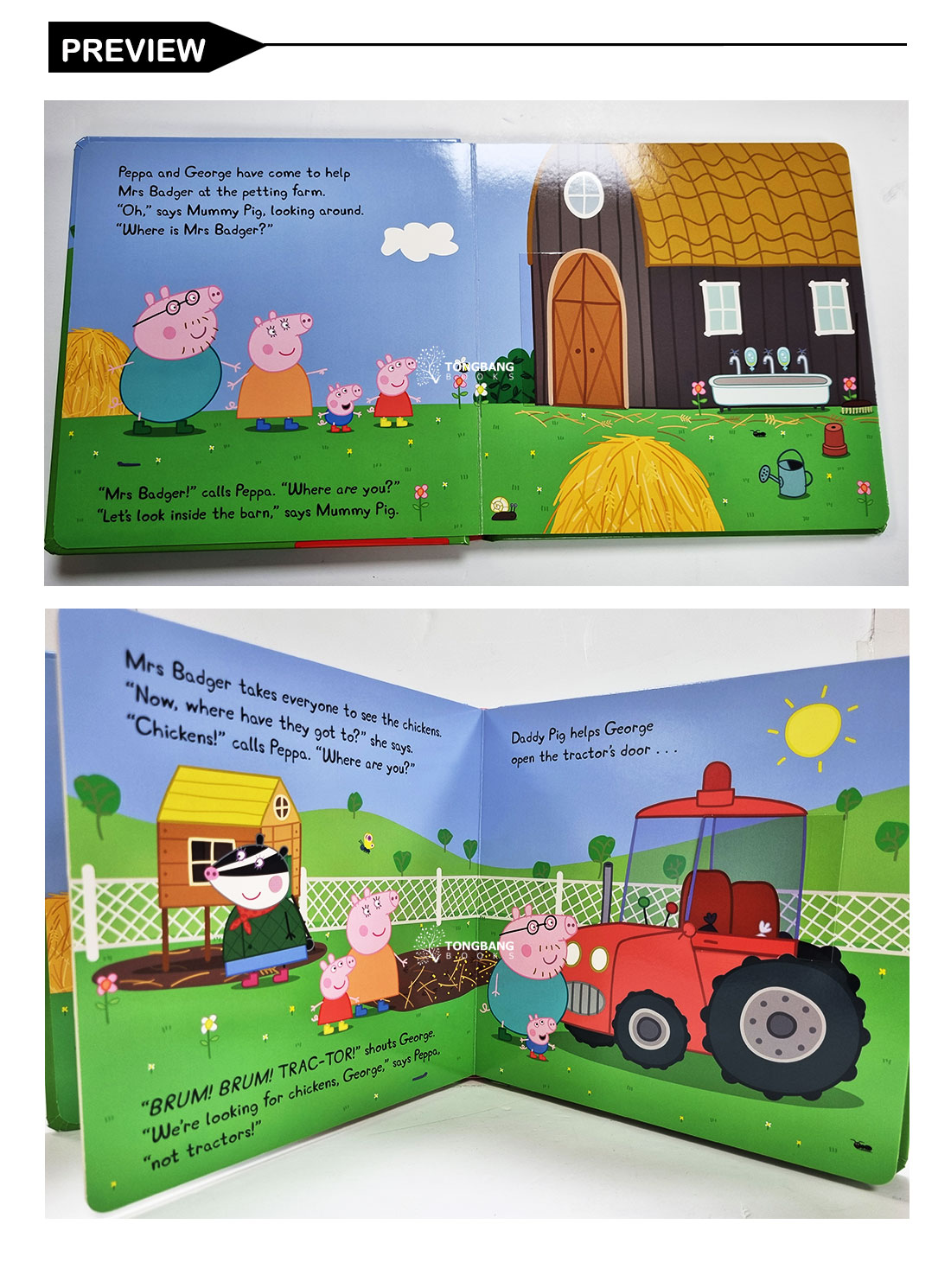 [원서] 페파피그 보드북 Peppa Pig : Peppa at the Farm : A Lift-the-Flap Book (영국판 ...